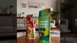 Custom Printed Stand Up Pouches For Snack Packaging