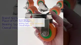 Heavy Duty Industrial Caster Wheels 150kg Load Capacity
