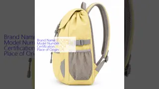 Lightweight Hiking Backpack with Bungee Cord System