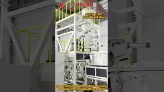 SRL-Z 500 / 1000 PVC SPC WPC Flooring Door Board Mixing Weighing System #mixing #premix #mixer