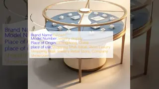 Luxury Jewelry Display Cabinets for Retail Stores