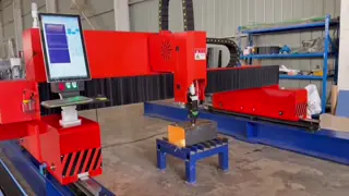 Gantry fiber laser cutter