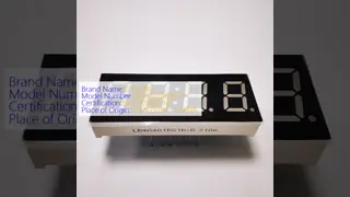 Pure Green 7 Segment LED Display for Digital Timers