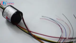 Compact Solid Shaft Slip Ring for Power and Signal