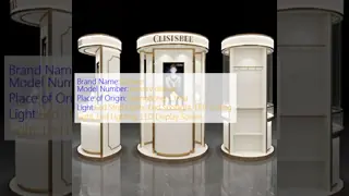 Luxury Round Jewelry Display Island Custom Retail Showcase