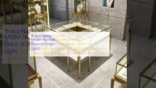 Luxury Metal Jewelry Display Tray Elegant Storage Solution