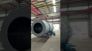 Full Idle Running Test of 2m×8m Fertilizer Drum Granulator Before Delivery