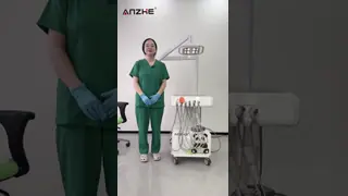 Panda Version Mobile Veterinary Dental Treatment Station with 8-Light  Lamp | Model AP201-5
