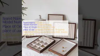 Premium Wooden Jewelry Display Stands for Retail Stores