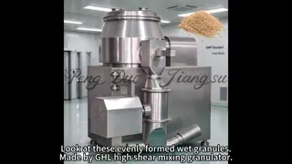 GHL High Shear Granulator for Efficient Pharma Processing