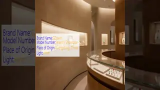Premium Wood and Glass Jewelry Display Tower Showcase