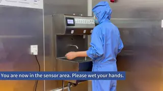 Touchless Industrial Hand Sink Stainless Steel Hygiene Station