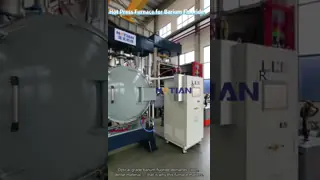 Our hot press furnace: 10-3 Pa vacuum 63 t pressing force.
