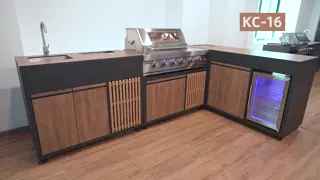 VANRIOS KC 16 Modular Outdoor Kitchen Grill Station