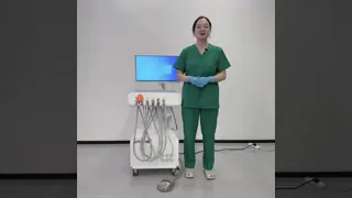Professional Portable Dental Unit with HD Intraoral Camera Digital Imaging System Built-in Computer