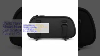 15L Waterproof Bike Rear Rack Bag for Commuting