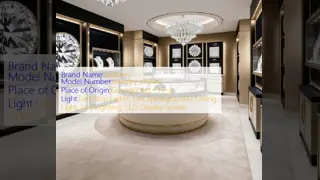Luxury Round Jewelry Island Showcase Custom Display