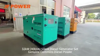 32kW Silent Industrial Diesel Generator Reliable Power