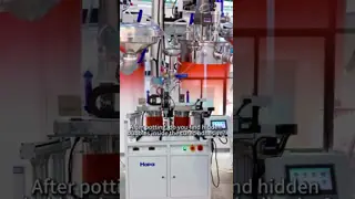 Two-Component Potting Machine | Heated Material Tank & Vacuum Degassing for Bubble-Free Potting