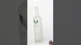 750ml Clear Glass Liquor Bottle with Cork Stopper (750g Heavy Base)