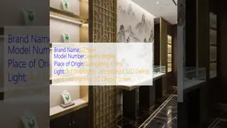 Custom Jewelry Display Case Luxury Retail Showcase