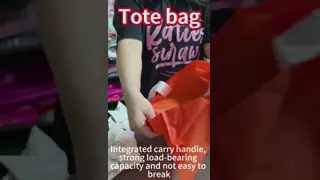 Brand packaging carry bags, with customizable size and thickness