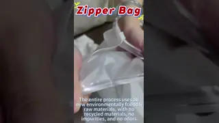 Custom zipper bags from the source factory, with good moisture-proof, dust-proof and sealing propert