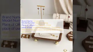 Elegant White Jewelry Display Stands for Retail Stores