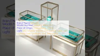 Luxury Jewelry Display Counter Set for Retail Stores