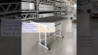 Portable Height Adjustable Folding Workbench