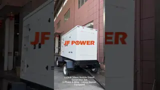 150kW Silent Mobile Trailer Generator for Reliable Power