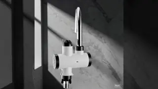 Tankless heated tap, 3300W power, heats water in 3–5 seconds, suitable for kitchens, balconies, bath