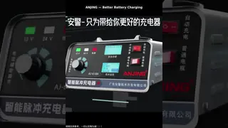 12V/24V 20A Heavy-Duty Smart Battery Charger with Pulse Repair