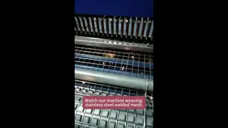 Stainless Steel Welded Mesh Production – Precision Welding in Action