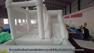 Luxury White Wedding Bouncer Rental Business Opportunity