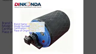 DINKONDA Integrated Electric Drum for Belt Conveyors