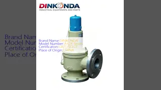 DINKONDA A48Y Safety Valve Reliable Pressure Relief Solution
