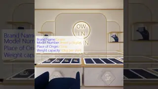 Premium Jewelry Showcase Sleek Retail Display Solution