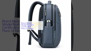 Minimalist Taupe Laptop Backpack for Business and Travel