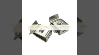 Durable Stainless Steel PV Cable Clips for Solar Panels