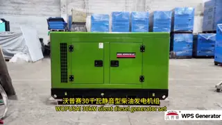 38kVA Silent Diesel Generator with Original Perkins Engine