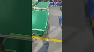 2‑Tier Aluminum Profile ESD Anti‑Static Material Trolley For SMT Workshop