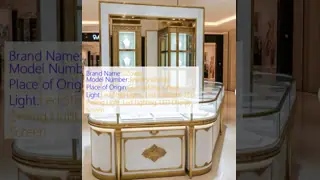 Luxury Jewelry Display Counter Premium Retail Showcase