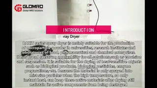 Spray Drying Machine Operation Video