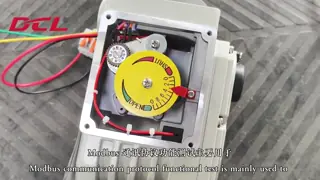 Modbus‑RTU Communication Test for Electric Actuators