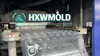 ASANO Round Plastic Plate Mold: Forming and Flatbed Cutting Test | HXWMold