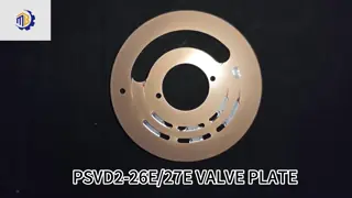 Excavator Pump Parts Hydraulic Pump Repair Parts PSVD2-26E/27E Valve Plate for KYB Kayaba Excavator