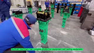 Silent Hydraulic Breaker: SOOSAN SB43 Equivalent Hydraulic Hammer Attachment for 6–9 Ton Excavators