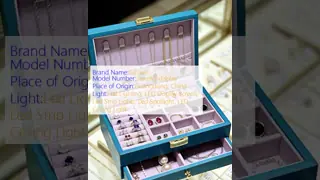 Luxury Travel Jewelry Box Large Capacity Portable Case