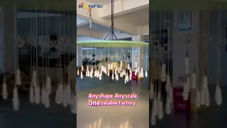 Custom Extra Large Gold Chandelier for Luxury Hotel Lobbies